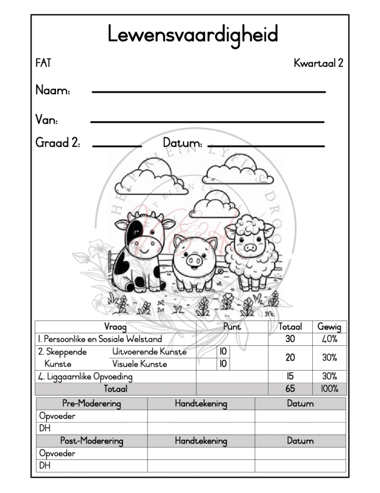 Grade 2 English First Additional Language Formal Assessment Task – Term ...