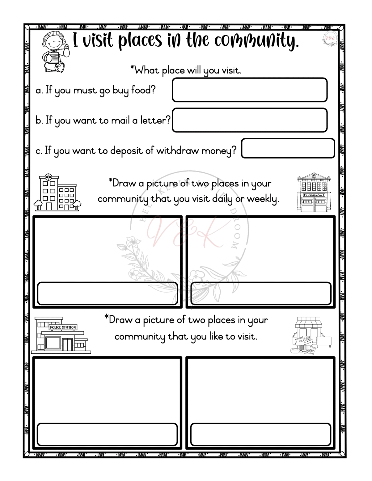 Grade 1 Life Skills Lesson Planning Package – Term 3 - Vinkel & Koljander
