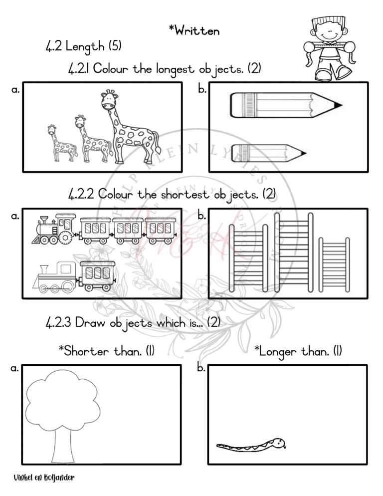 Grade 1 Mathematics Formal Assessment Task Term 2 - Vinkel & Koljander