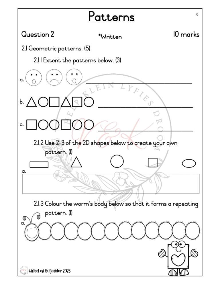 Grade 2 Mathematics Formal Assessment Task – Term 2 2025 - Vinkel ...