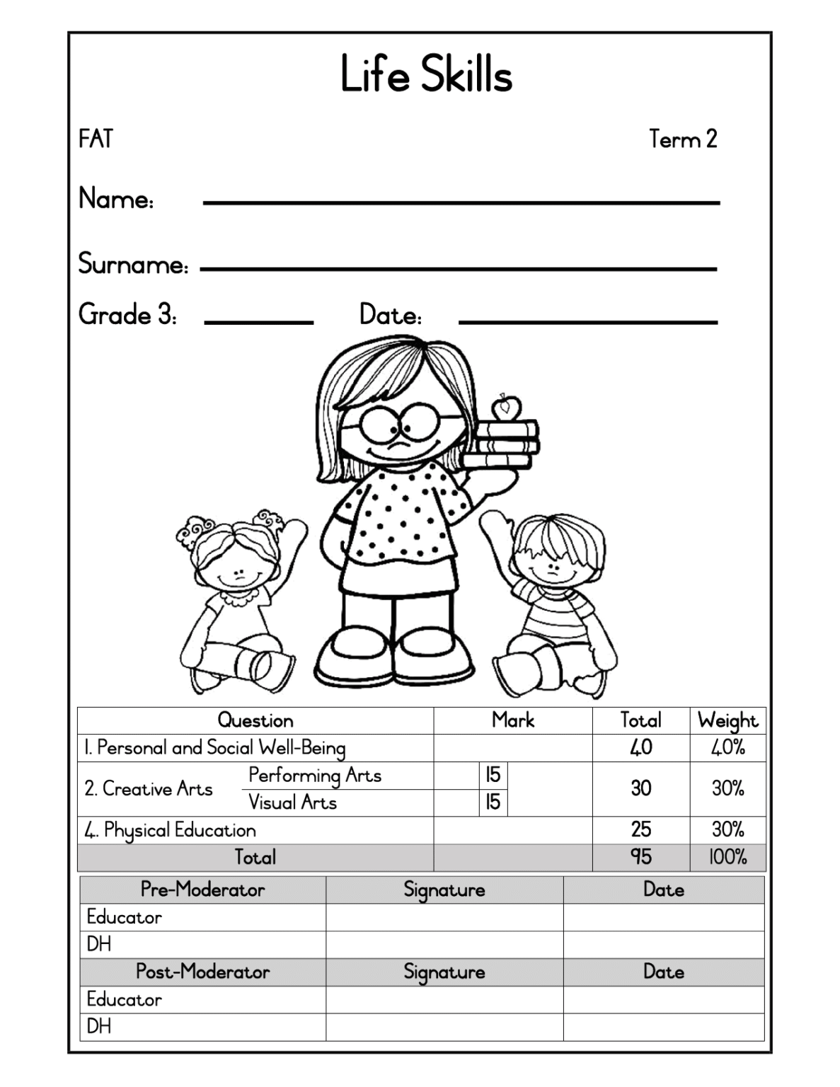 Grade 3 Life Skills Formal Assessment Task – Term 2 2025 - Vinkel ...
