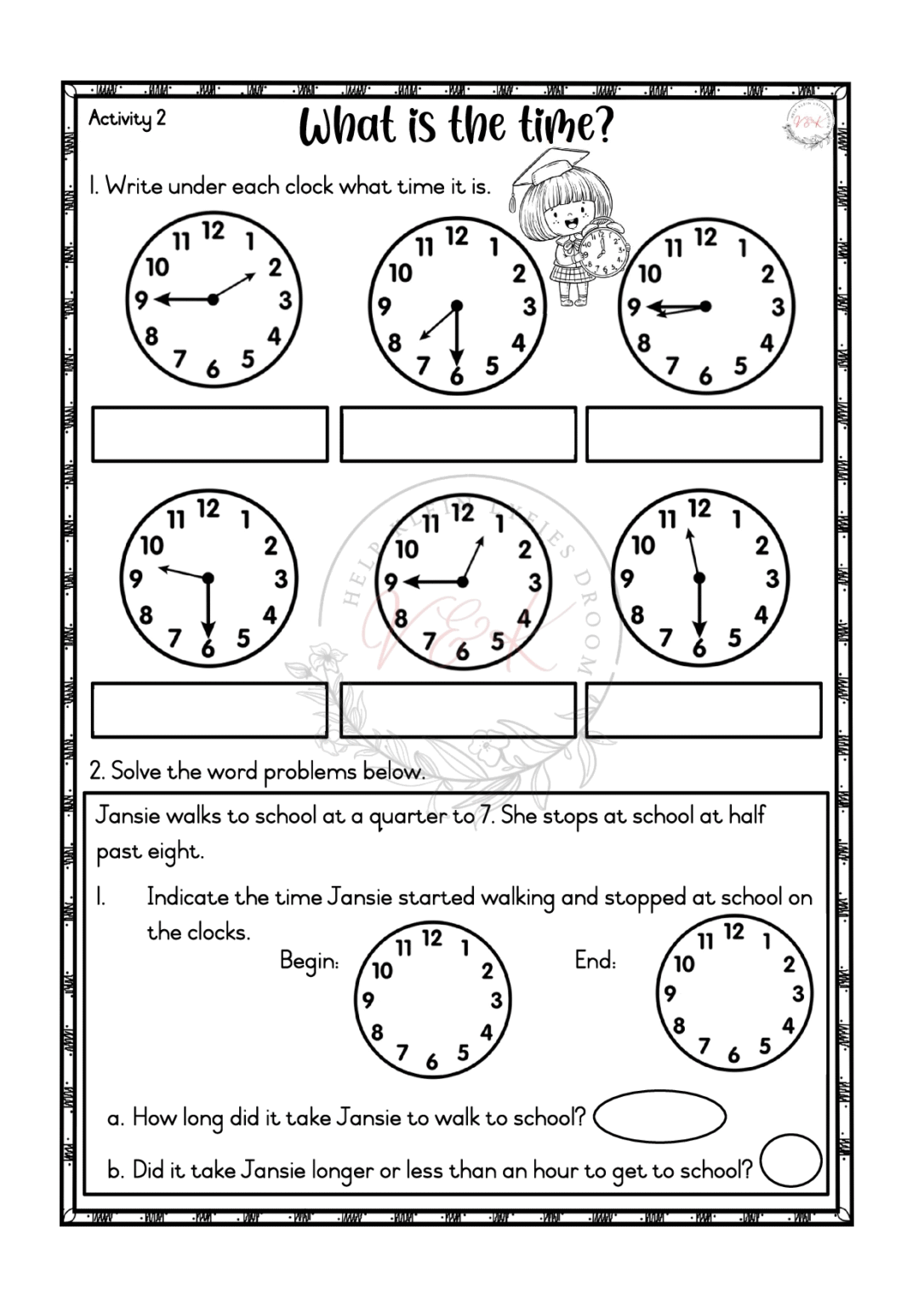 Grade 3 Mathematics Lesson Planning Package – 2 2025 - Vinkel & Koljander