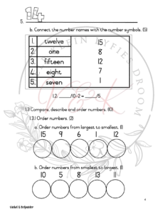 Grade 1 Mathematics Formal Assessment Task – Term 3 - Vinkel & Koljander