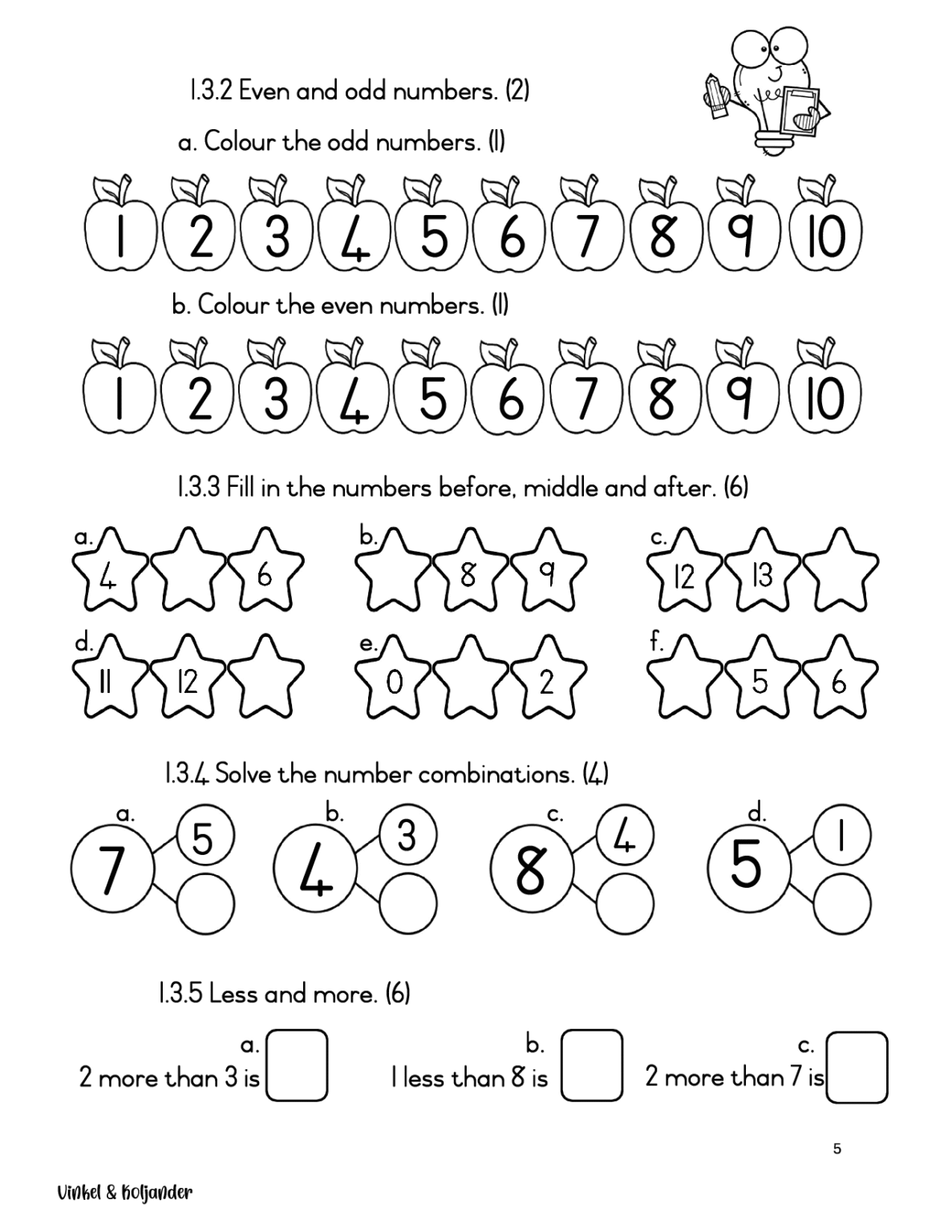 Grade 1 Mathematics Formal Assessment Task – Term 3 - Vinkel & Koljander