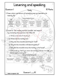 Grade 3 English First Additional Language Formal Assessment Task – Term ...