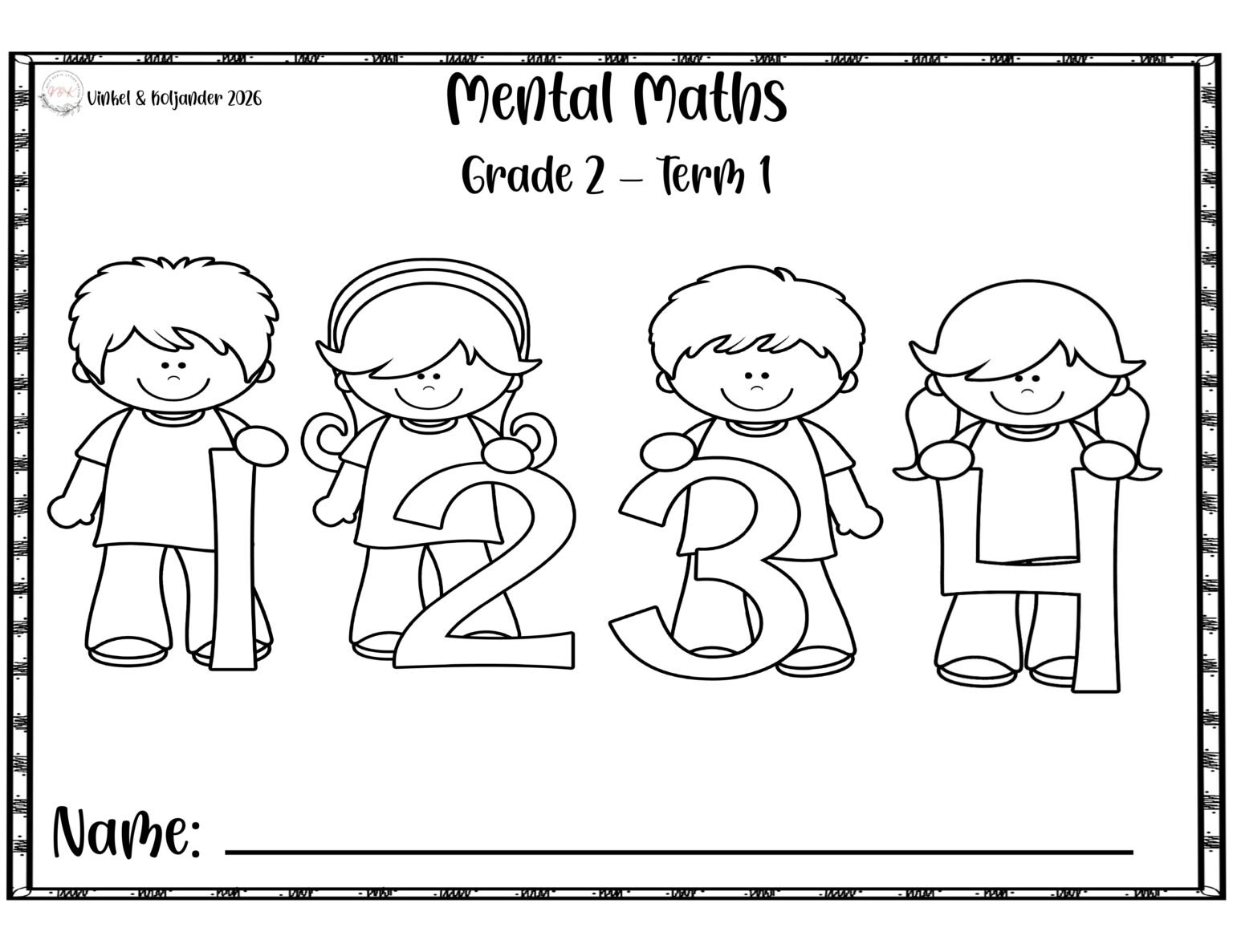 Grade 2 Mental Maths – Term 1 2026 - Vinkel & Koljander
