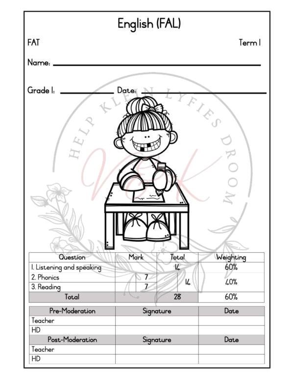 Grade 1 English Formal Assessment Task – Term 1 2026 - Vinkel & Koljander