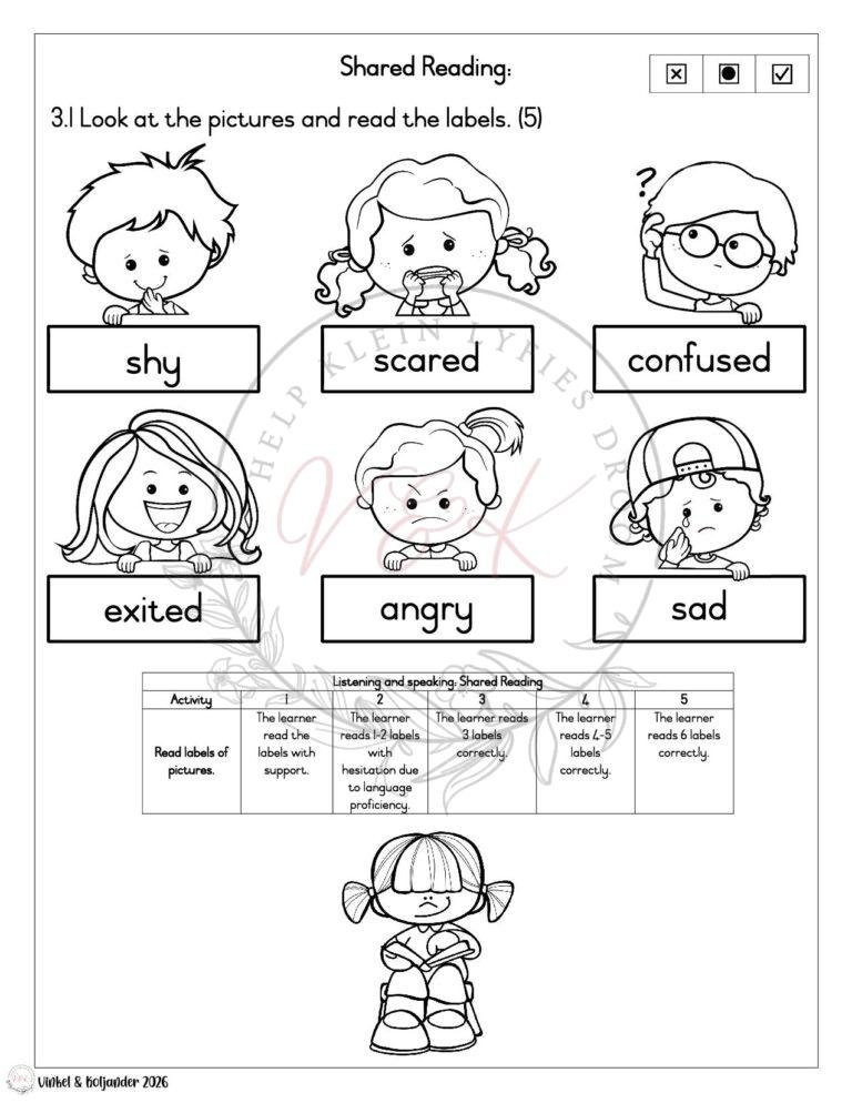Grade 1 English First Additional Language Lesson Planning Package ...
