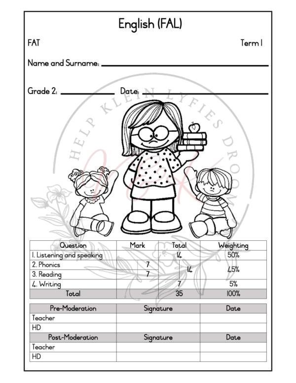 Grade 2 English Formal Assessment Task – Term 1 2026 - Vinkel & Koljander