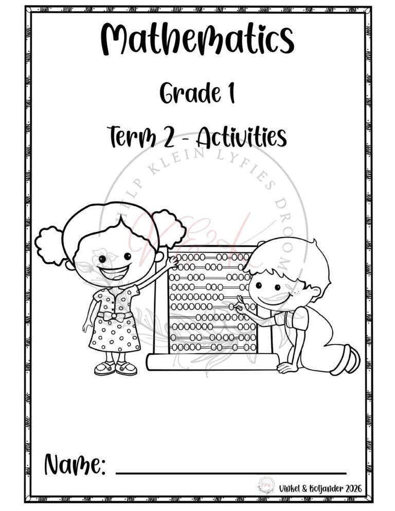 Grade 1 Mathematics Lesson Planning Package – Term 2 2026 - Vinkel ...